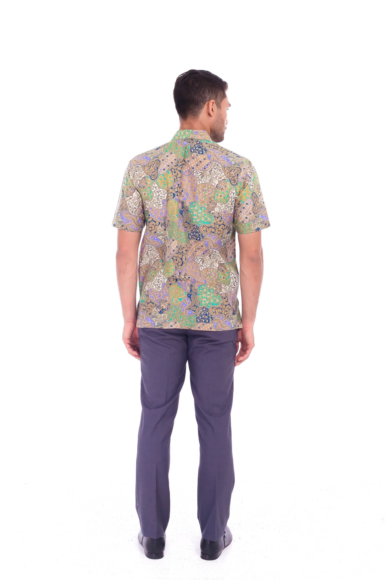 TUSCA - TUSCA MEN | Eusoff Classic Batik Kemeja in Lime Green